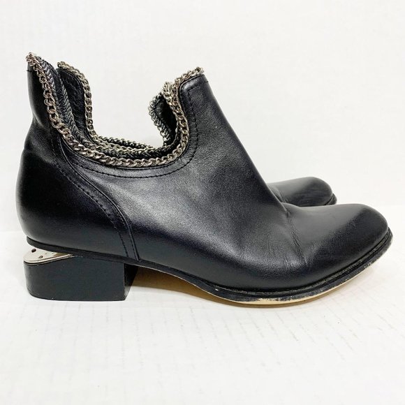 Alexander Wang | Shoes | Alexander Wang Kori Chain Flat Booties | Poshmark